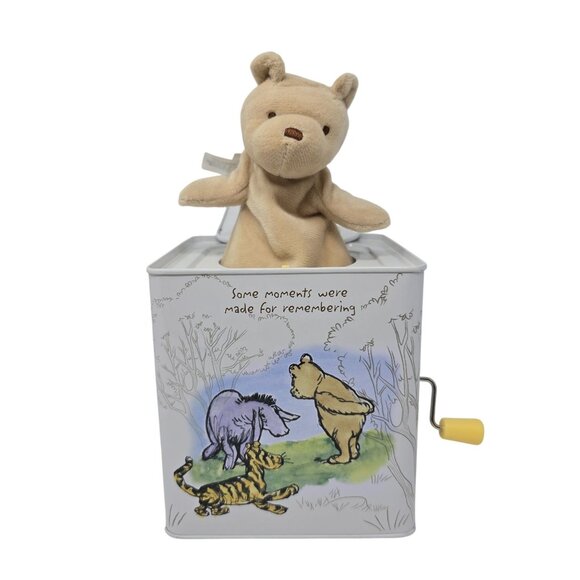 Disney | Toys | Disney Winnie The Pooh White Jack In The Box Musical ...